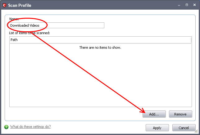 Antivirus Custom Scan Profiles – Entire PC Scan, Scan Critical Areas | Internet Security v5.9/5.10